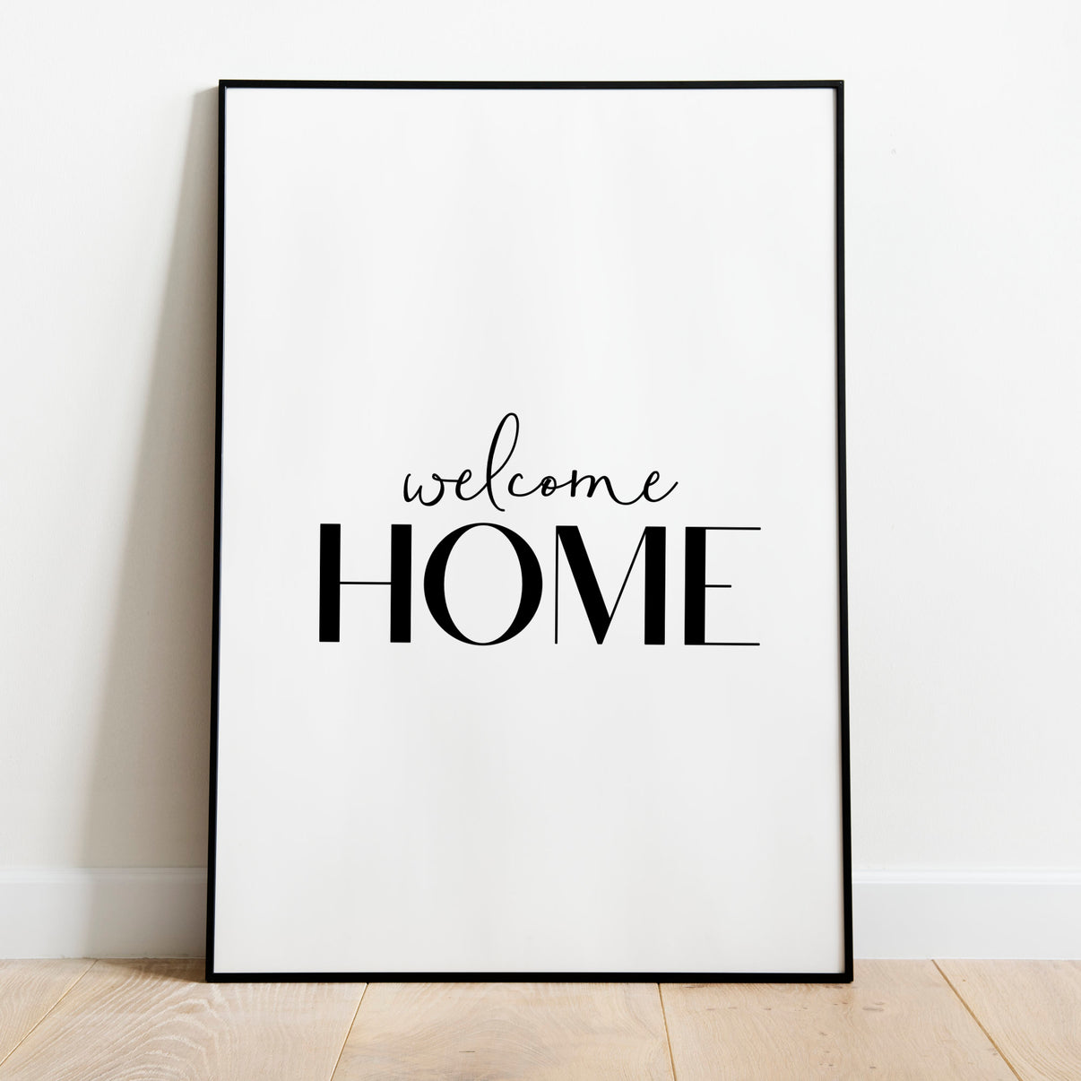 Welcome Home Poster – mapuredesign